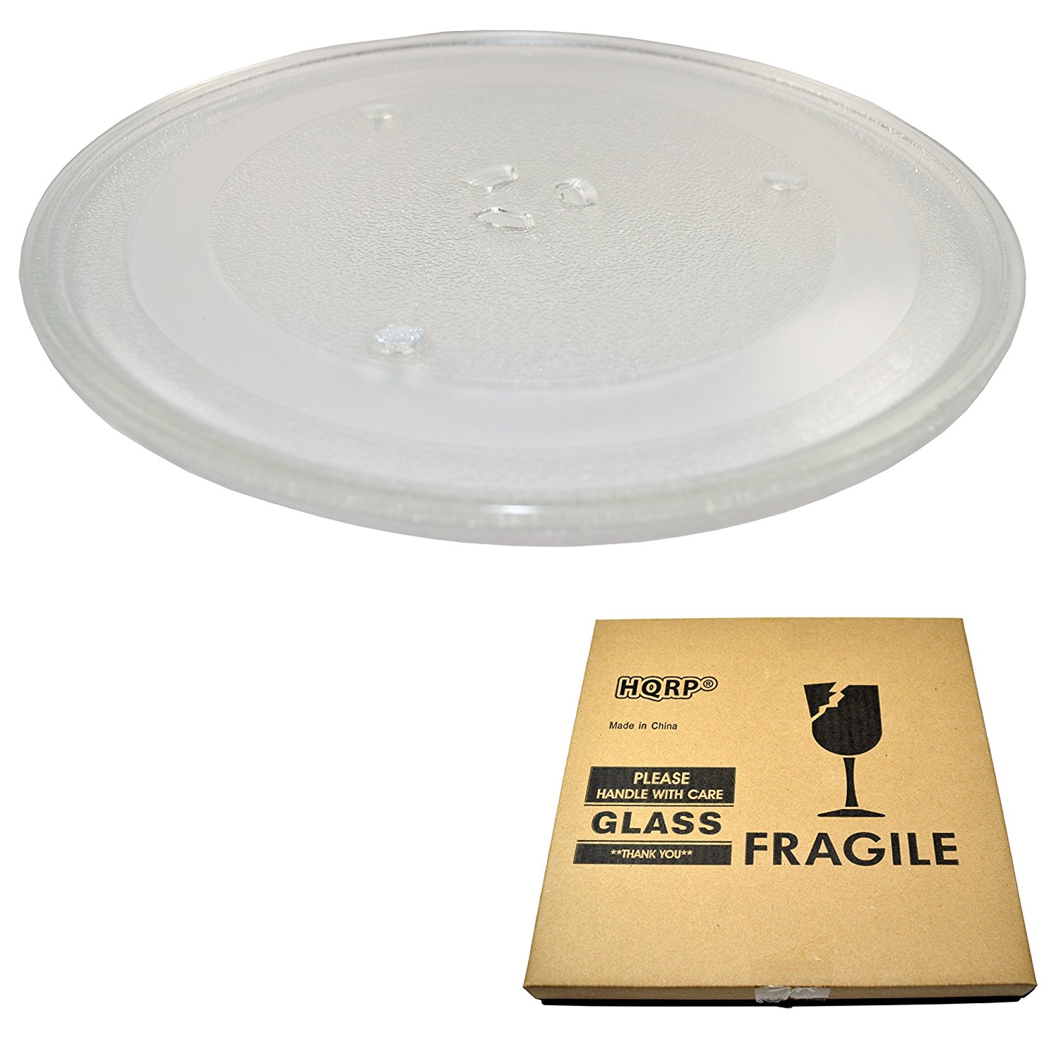 HQRP 887774402071713 10-inch Glass Turntable Tray for Samsung DE74 ...